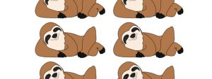 Sloth Cut Out – Small