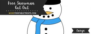 Snowman Cut Out – Large