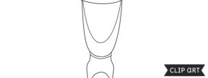 Soccer Shin Guard Template – Clipart