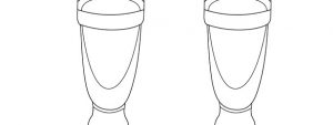 Soccer Shin Guard Template – Medium