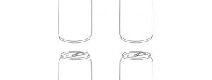 Soda Can Template – Small