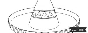 Sombrero Template – Clipart