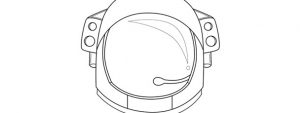 Space Helmet Template – Large