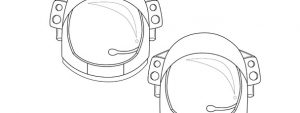 Space Helmet Template – Medium