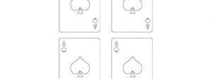 Spade Card Template – Small