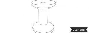 Spool Template – Clipart