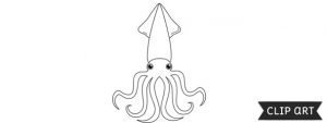 Squid Template – Clipart