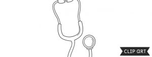 Stethoscope Template – Clipart