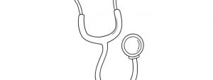 Stethoscope Template – Large
