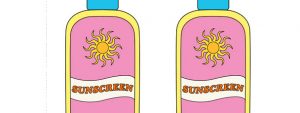 Sunscreen Bottle Cut Out – Medium