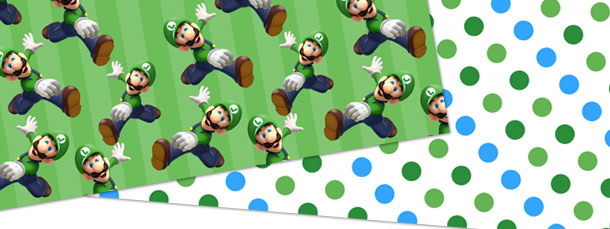 Free Super Mario Bros Pattern Paper