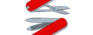 Swiss Army Knife Cut Out – Medium