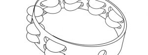Tambourine Template – Large