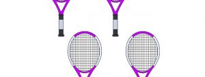 Tennis Racquet Cut Out – Small