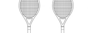 Tennis Racquet Template – Medium