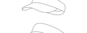 Tennis Visor Template – Medium