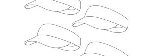 Tennis Visor Template – Small