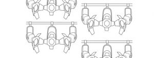 Theatre Stage Lights Template – Small