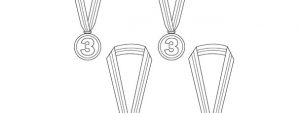 Third Place Medal Template – Small