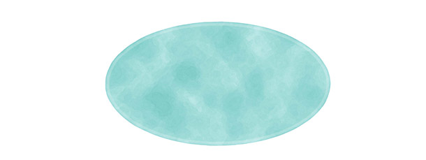 Tiff Blue Saturated Watercolor Oval Labels