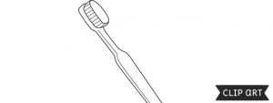 Toothbrush Template – Clipart