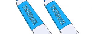 Toothpaste Tube Cut Out – Medium