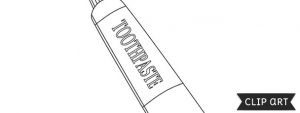 Toothpaste Tube Template – Clipart