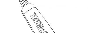 Toothpaste Tube Template – Large
