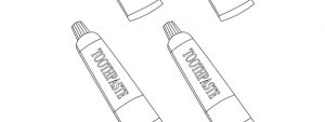 Toothpaste Tube Template – Small