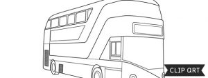 Tour Bus Template – Clipart
