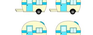 Trailer Camper Cut Out – Small