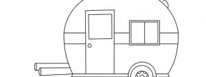 Trailer Camper Template – Large