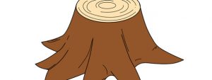 Tree Stump Cut Out – Large