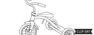 Tricycle Template – Clipart