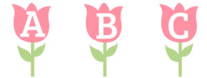 Free Printable Tulip Alphabet