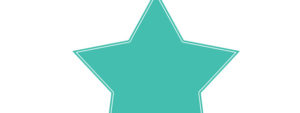 Free Printable Turquoise Star