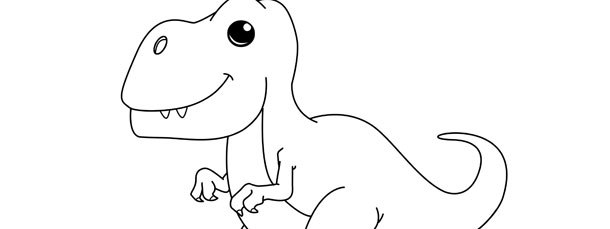 Tyrannosaurus Rex Template Large