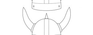 Viking Helmet Template – Medium