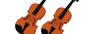 Violin Cut Out – Medium
