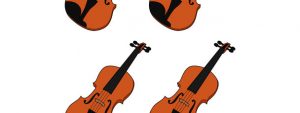Violin Cut Out – Small