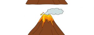 Volcano Cut Out – Medium