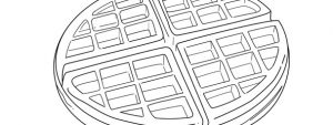 Waffle Template – Large
