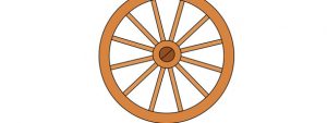Wagon Wheel Cut Out – Large