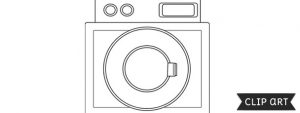 Washing Machine Template – Clipart