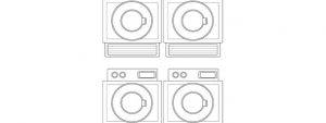 Washing Machine Template – Small