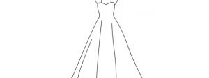 Wedding Dress Template – Large