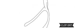 Wishbone Template – Clipart