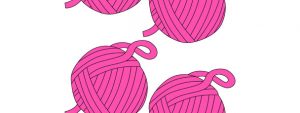 Yarn Ball Cut Out – Small