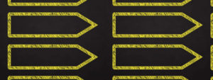 Yellow Arrow Flag Labels