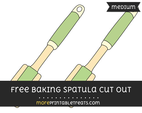 Baking Spatula Cut Out Medium